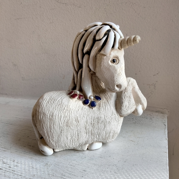 Vintage | Art | Vintage Artesania Rinconada Uruguay Unicorn Sculpture ...